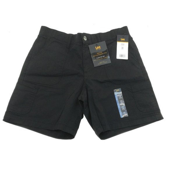 Lee | Shorts | Womens Petite Black Lee Bermuda Shorts Flextogo Relaxed ...